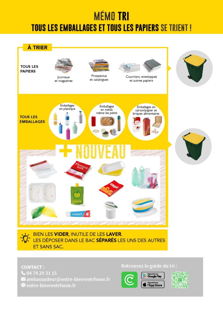 SIMPLIFICATION DES CONSIGNES DE TRI - www.mairie-chanas