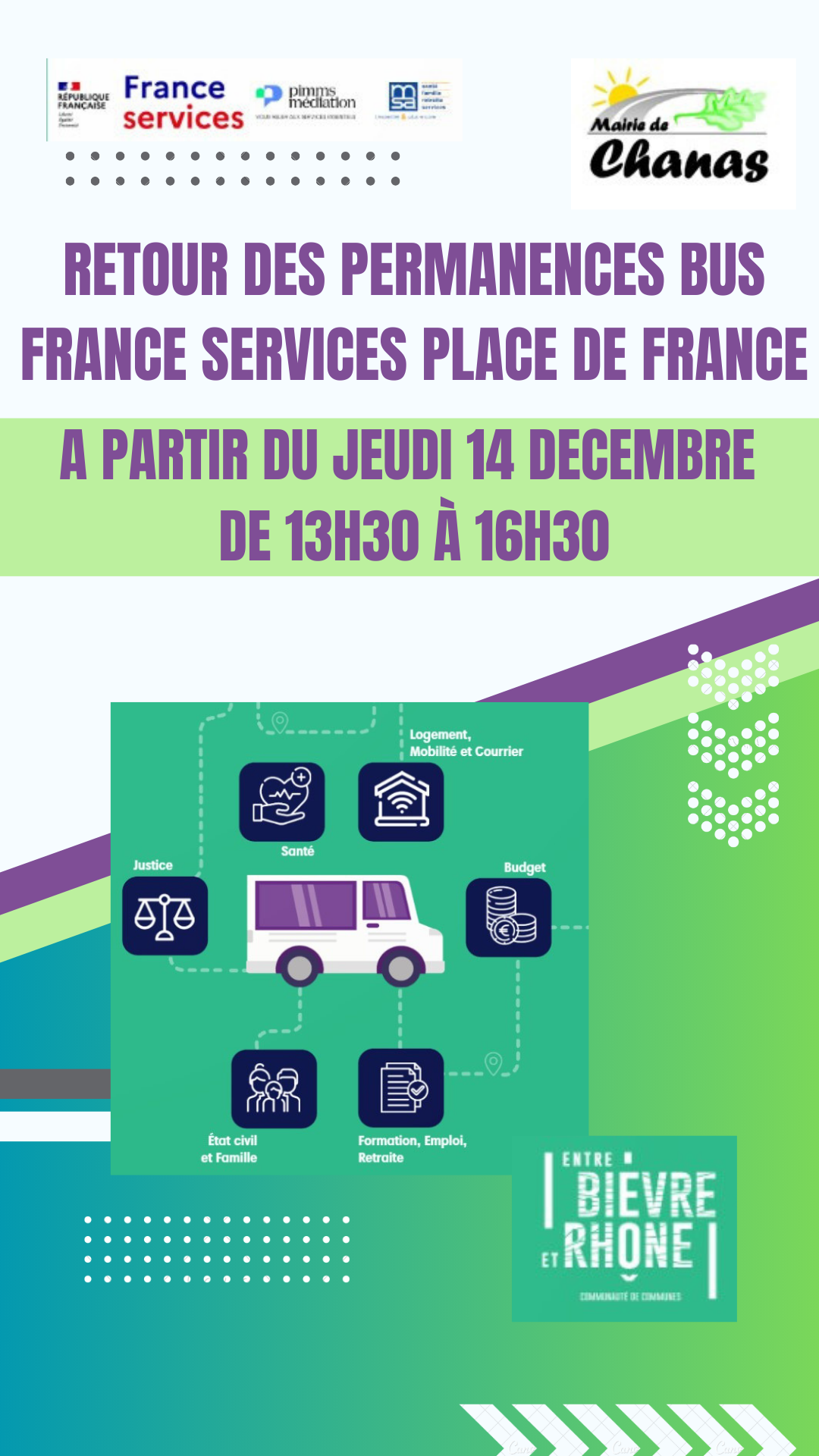 RETOUR DES PERMANENCES BUS FRANCE SERVICES PLACE DE FRANCE - www.mairie ...
